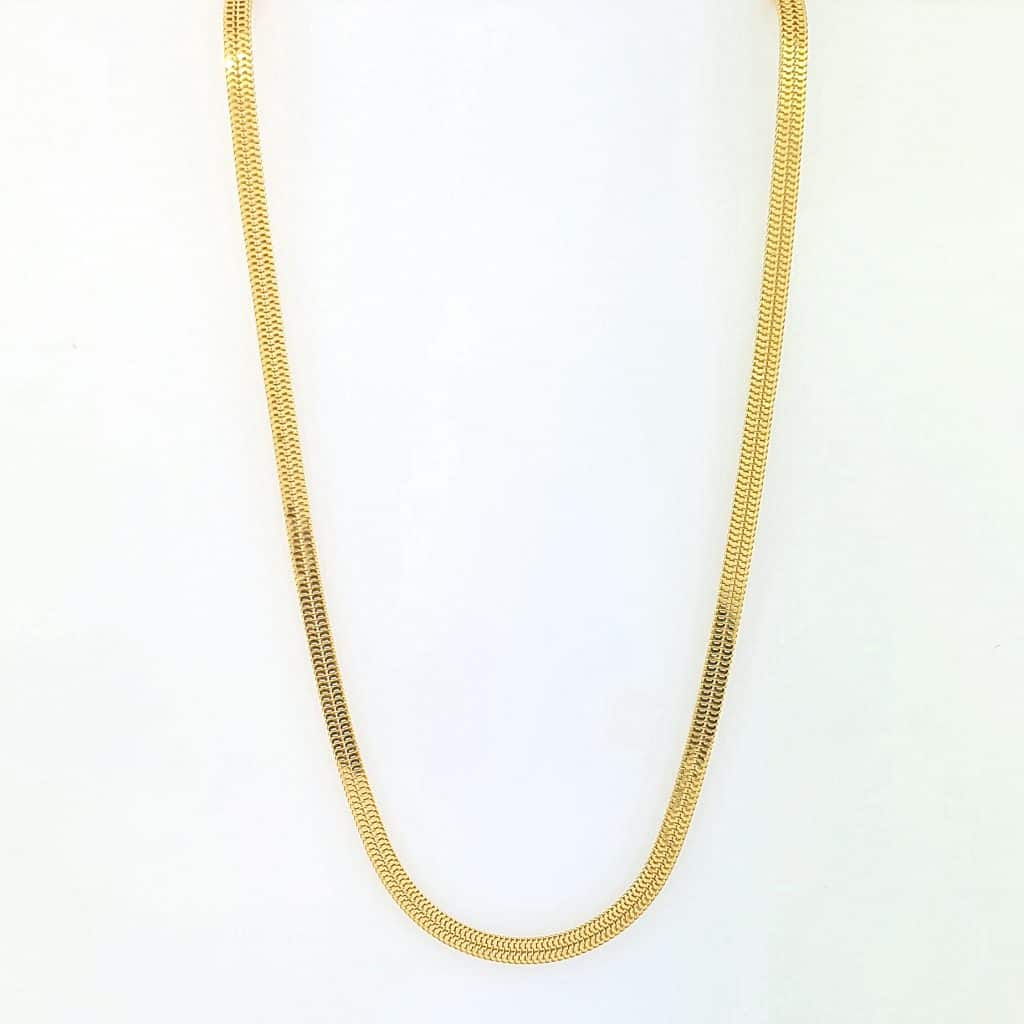 22k Box Style Chain 13g-45cm | OM Jewellers