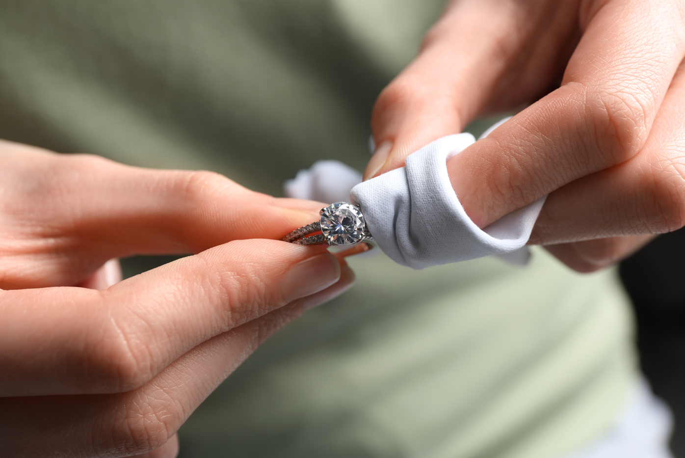 How to Clean Diamond Jewellery at Home Safely | OM Jewellers